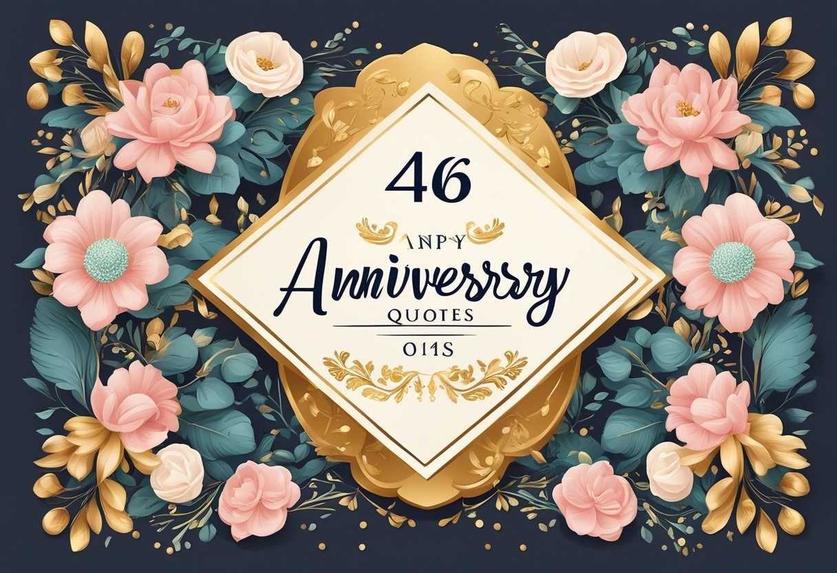 46th Anniversary Quotes: Inspiring Words For Your Special Milestone ...